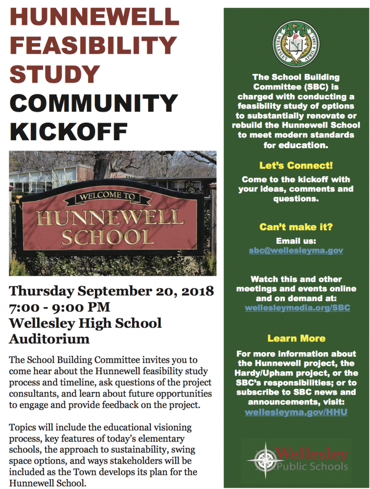 Meeting to focus on future of Wellesley's Hunnewell Elementary School ...