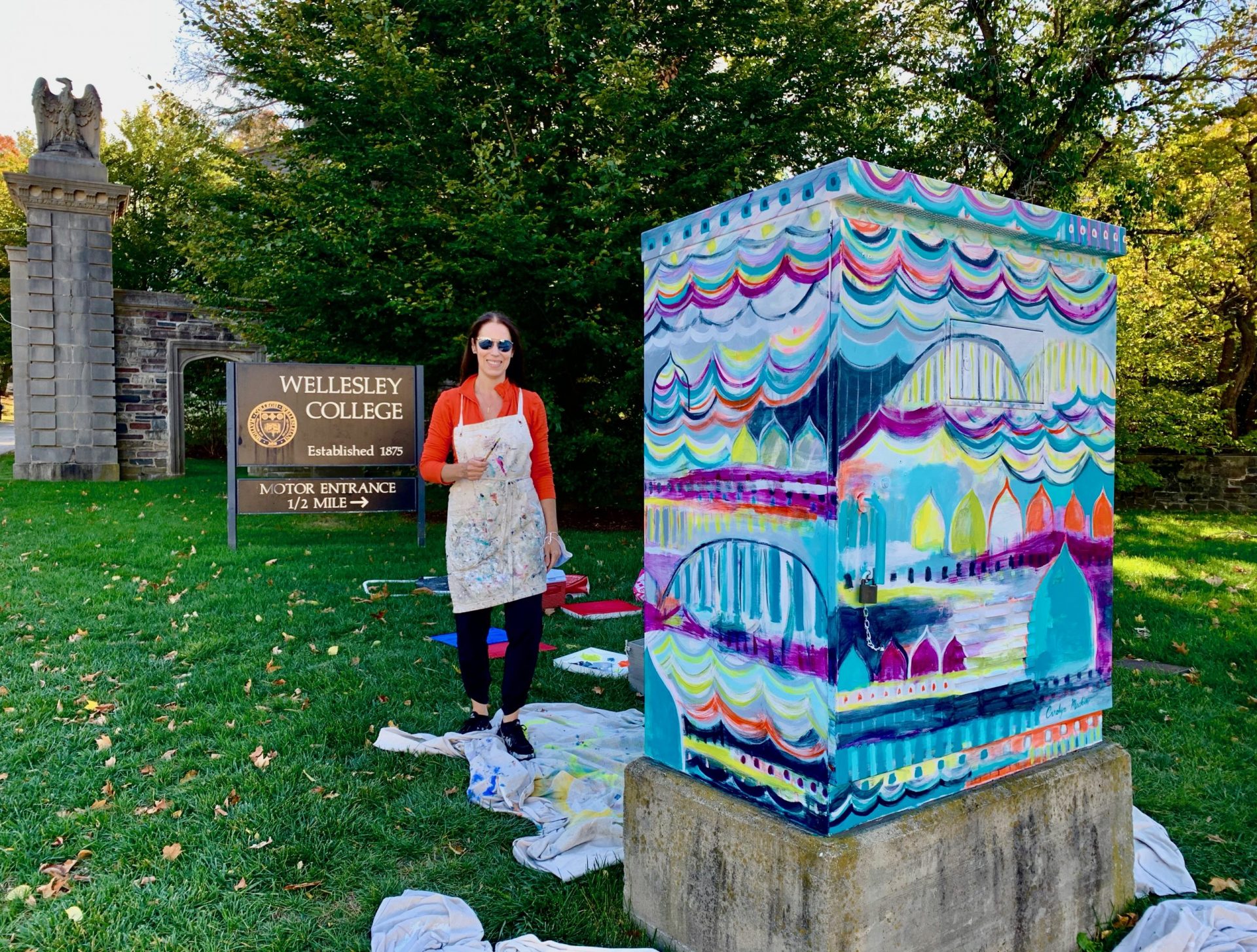 Artists transform four more Wellesley electrical boxes - The Swellesley ...