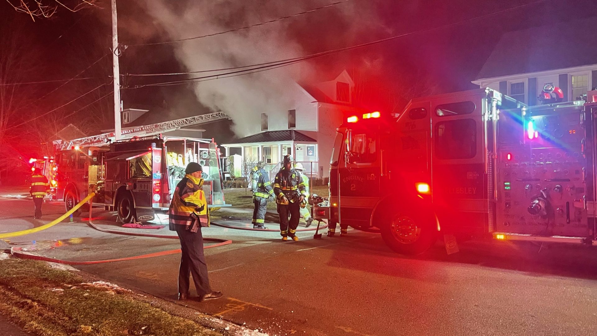 Wellesley firefighters respond to house fire on Paine Street - The ...