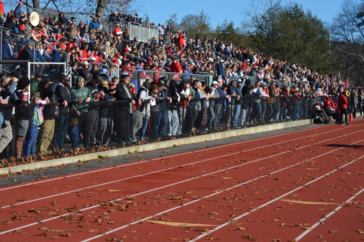 Scenes from Wellesley-Needham High School football game on Thanksgiving ...