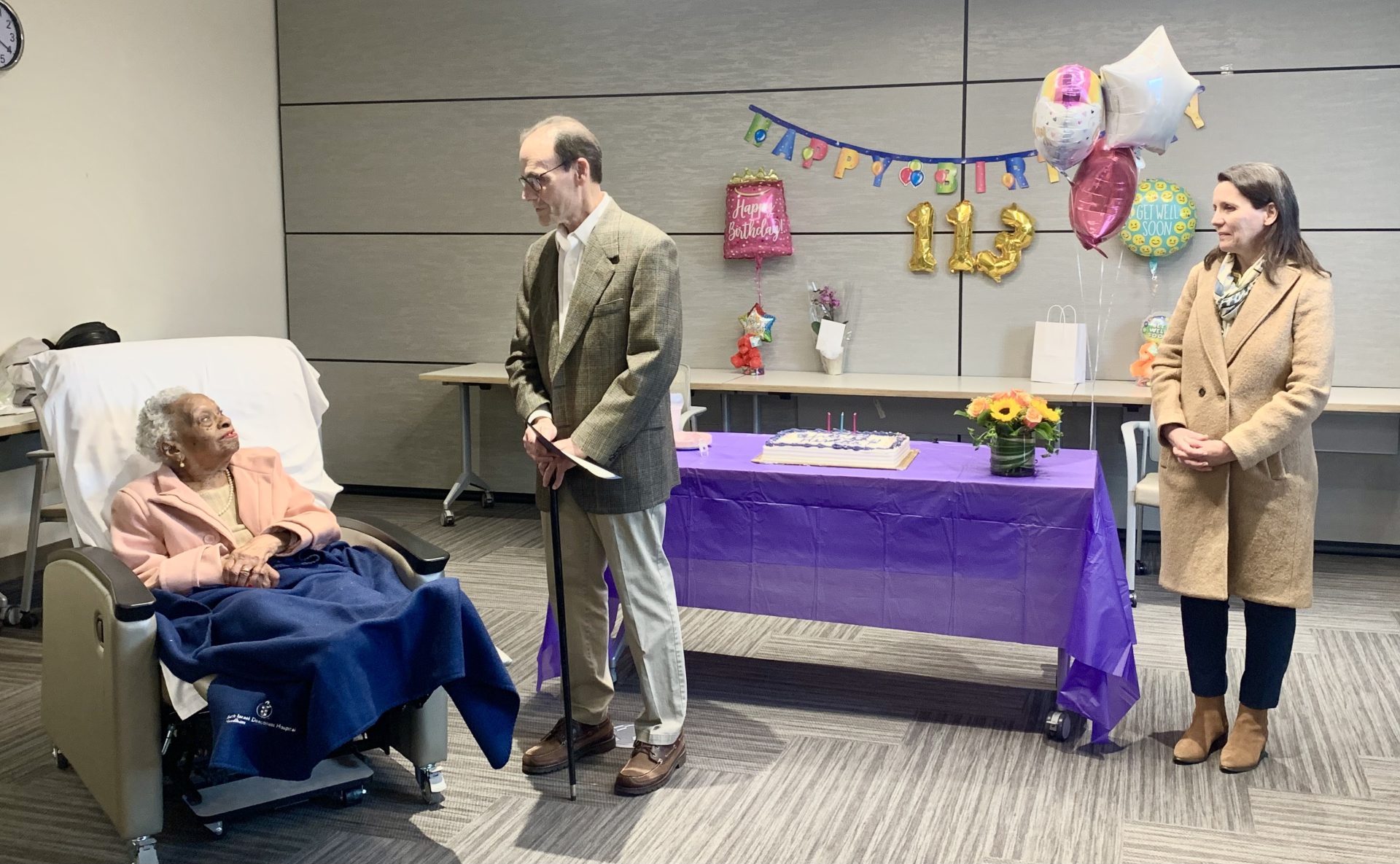 Happy 113th birthday to Wellesley's oldest resident, Herlda Senhouse ...