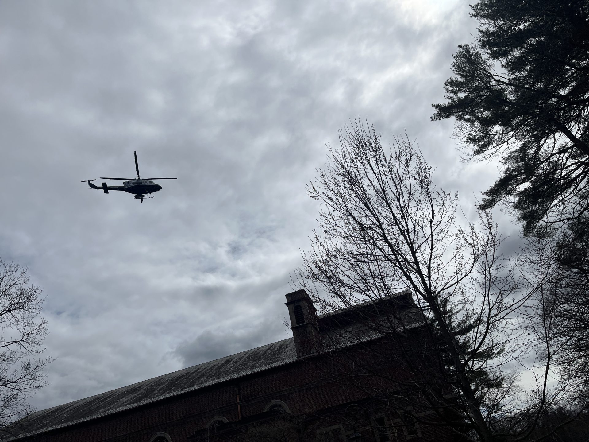Low-flying copters over Wellesley doing safety checks pre-Boston ...