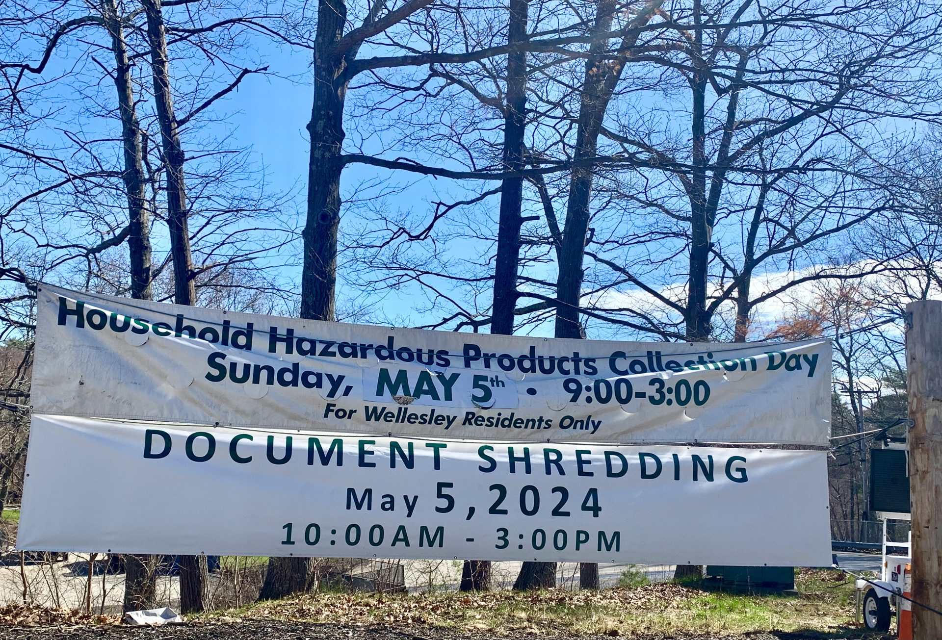 RDF spring roundup—paint collection; document shredding; hazardous ...
