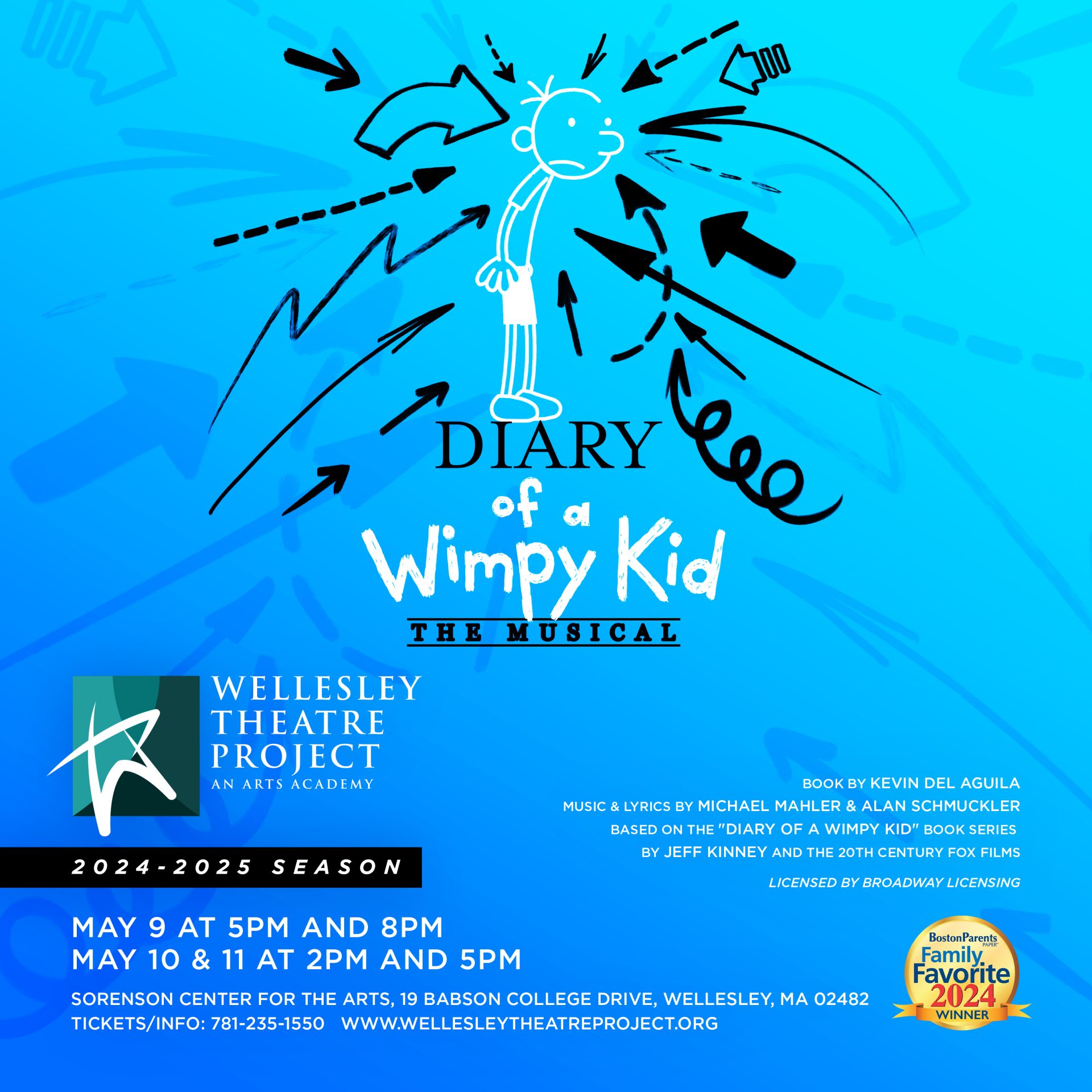 Wellesley Theatre Project Presents Diary of a Wimpy Kid, The Musical at ...