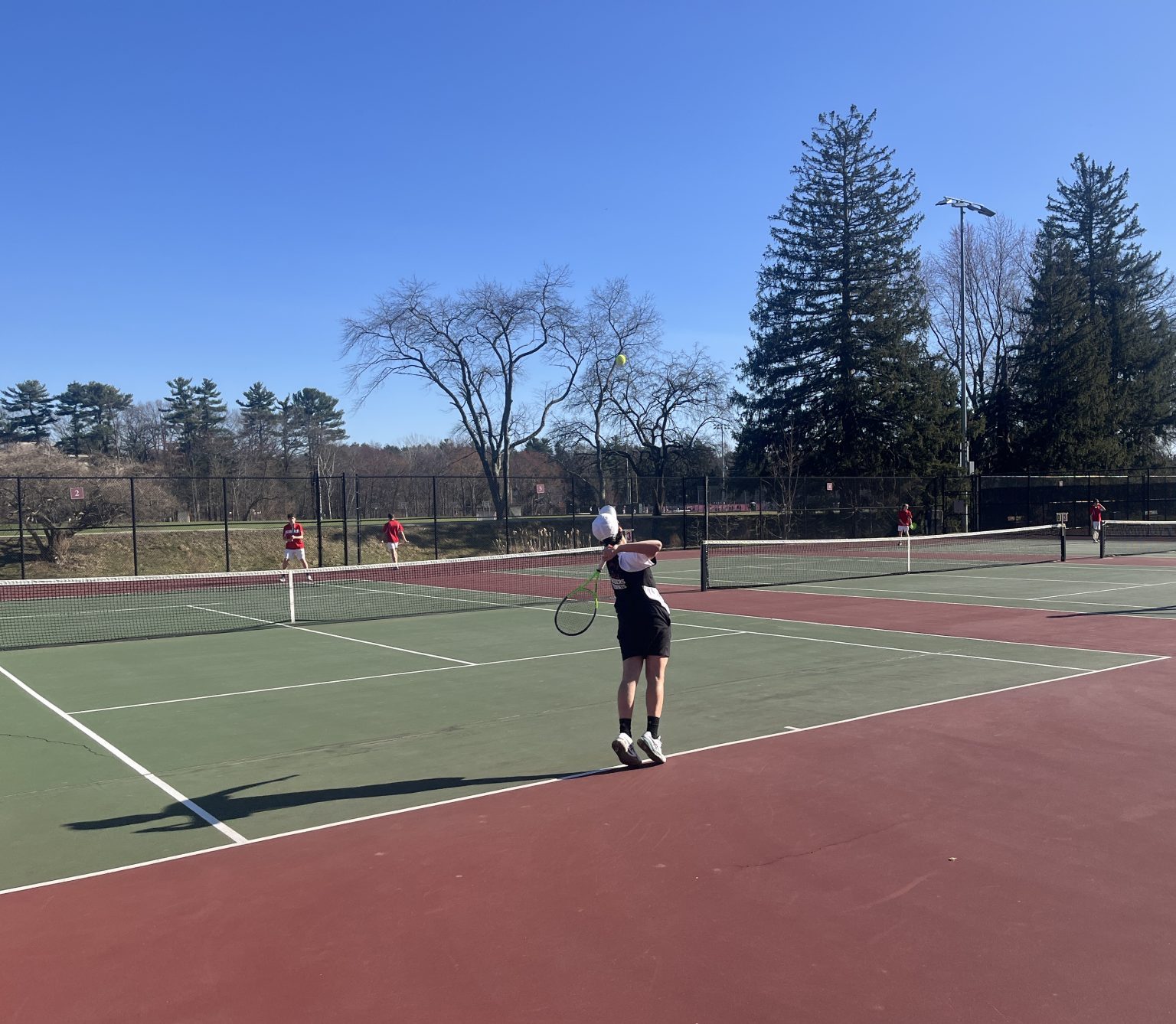 Sunny start for Wellesley High boys' tennis team - The Swellesley Report