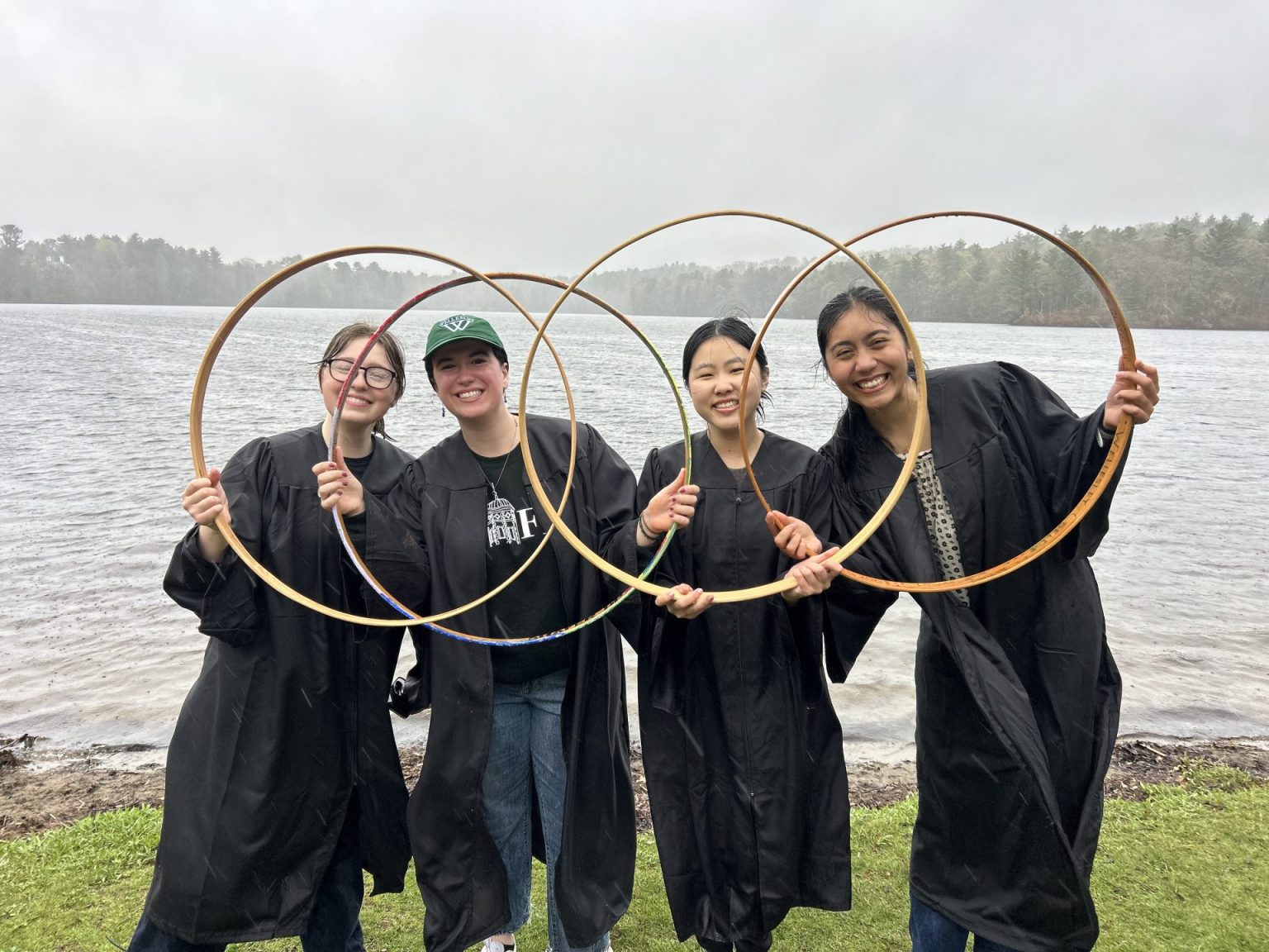 Rain or shine, Wellesley College’s annual hoop rolling event is ‘full ...