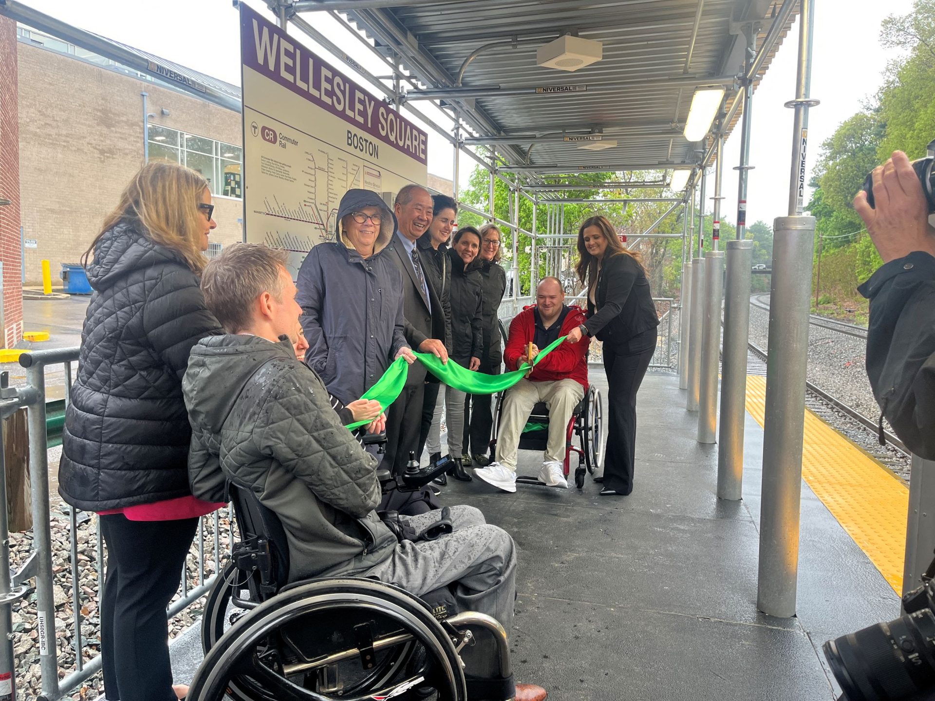 Celebrating Wellesley Square's new accessible train platforms - The ...