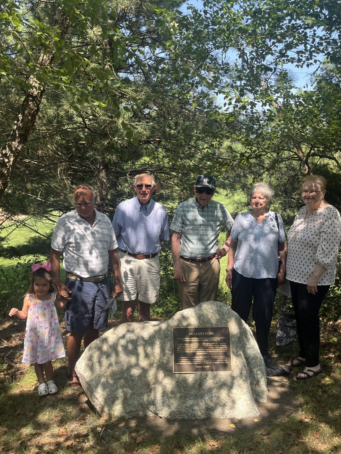 Mulcahy Farm Plaque Dedicated on Wellesley's Sprague Fields - The ...