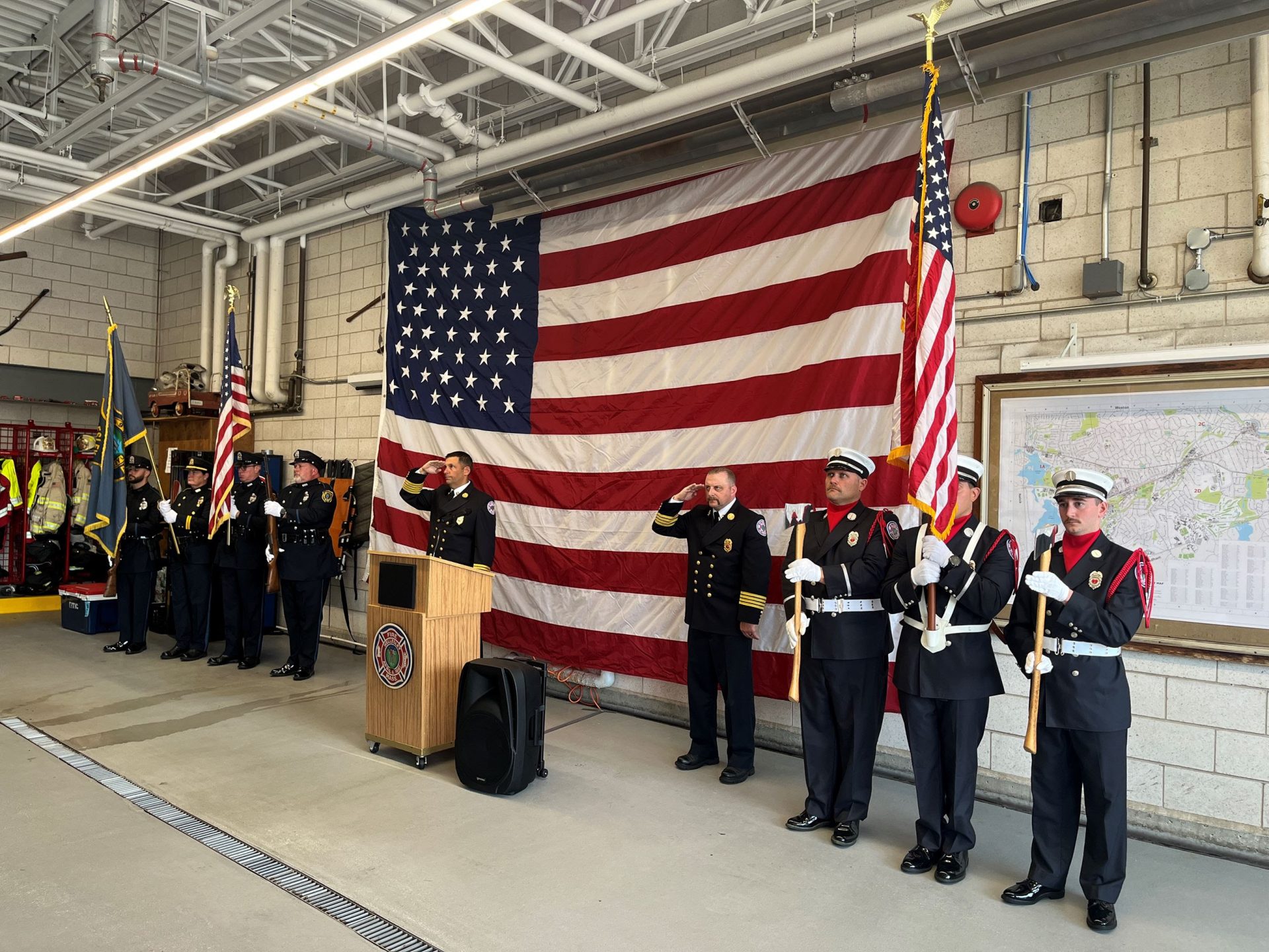 Wellesley remembers Sept. 11 in solemn ceremony at Fire Department ...