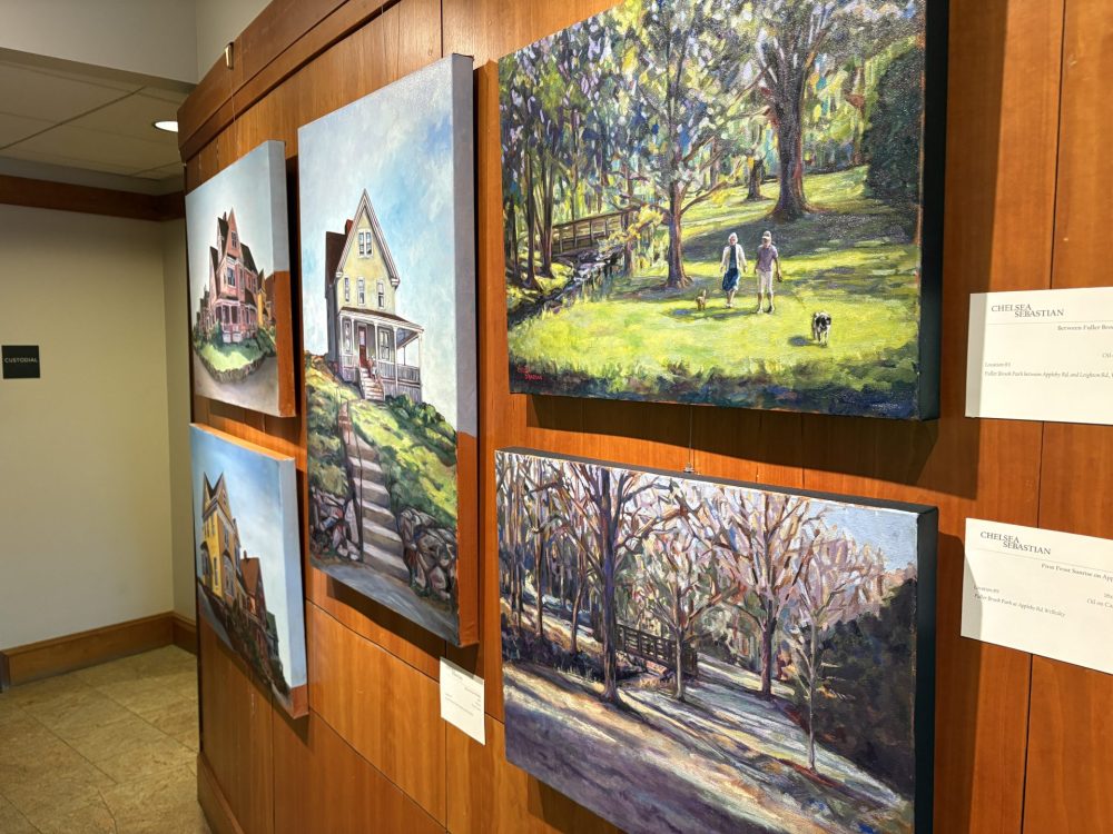 Local painter's library exhibit is all about Wellesley - The Swellesley ...