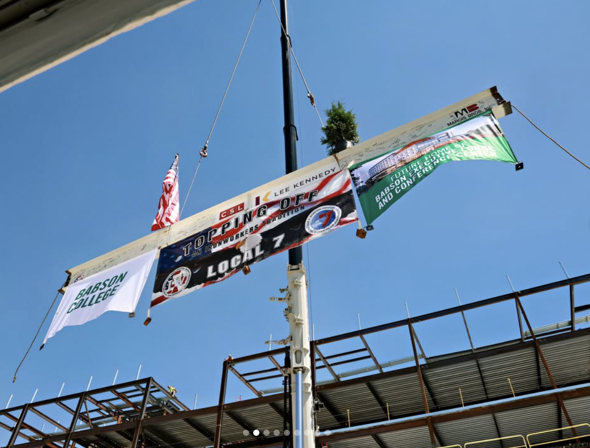Babson College tops off its Executive Lodge and Conference Center - The ...