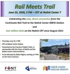 Grand opening of new connection from Cochituate Rail Trail to Natick ...
